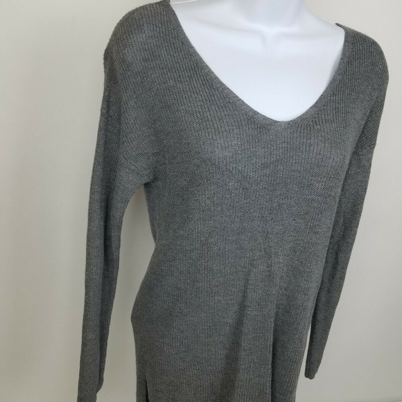 Hippie Rose | Sweaters | Hippie Rose Women Xs Gray Cross Back Tunic ...